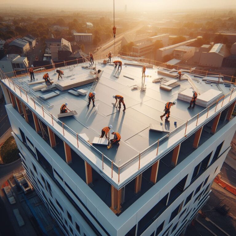 Commercial Flat Roof Repair – Skyline Roofing